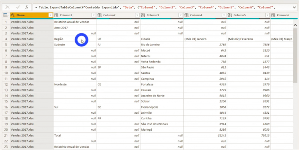 Utilizando o PODER do Power Query para Estruturar Arquivos Complexos ...
