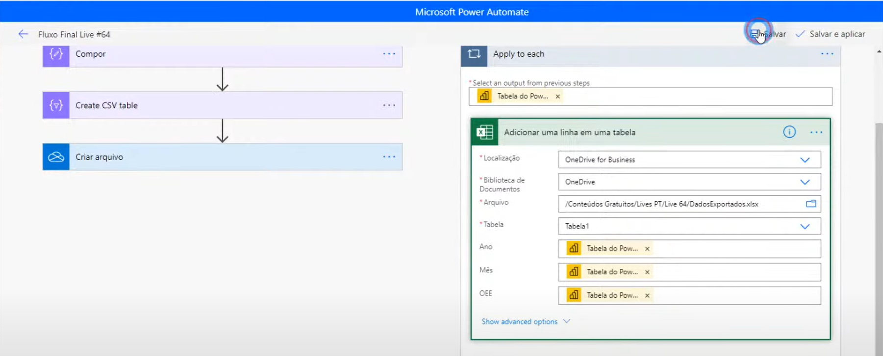 Enviar Relatórios por Email e Exportar para Excel com Power Automate ...